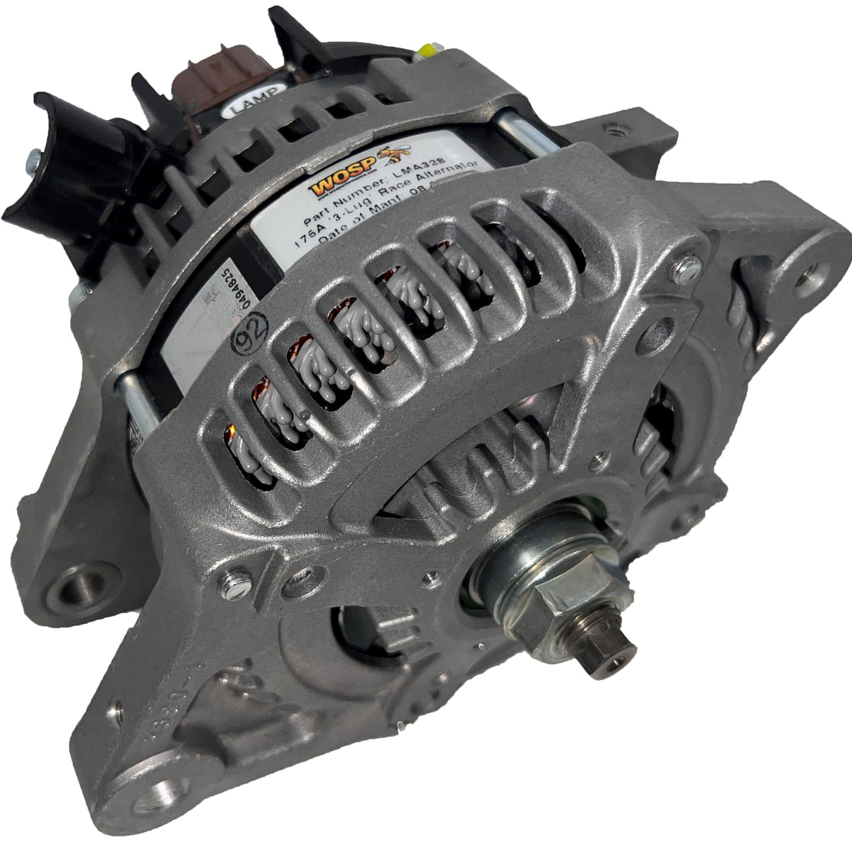 Wosp 175A (180°) Universal 3-Lug Race Alternator – Walton Motorsport
