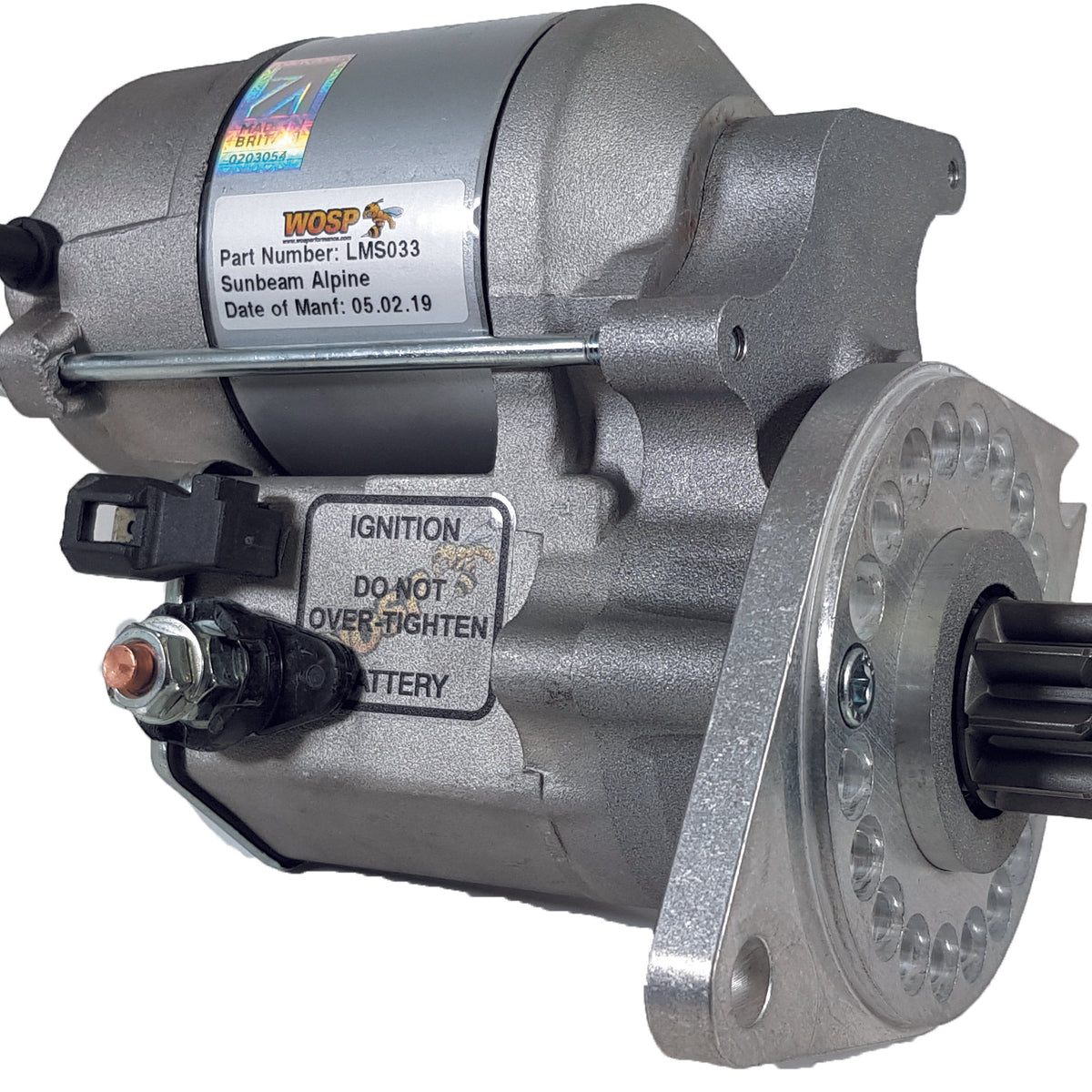 Wosp Rootes / Holbay 1600 / 1725 high torque starter motor (LMS033 ...