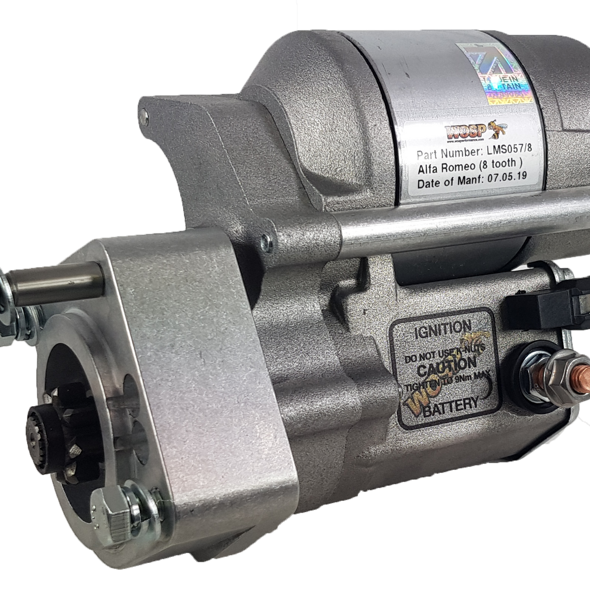 Wosp Alfa Romeo 105 series / twin cam (8 tooth) high torque starter mo ...