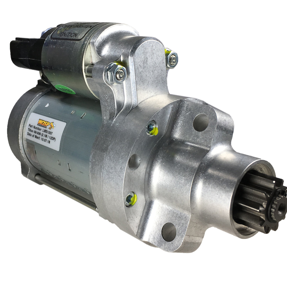 Wosp Tilton / Mini Silver Crown (10 tooth) high performance starter mo ...