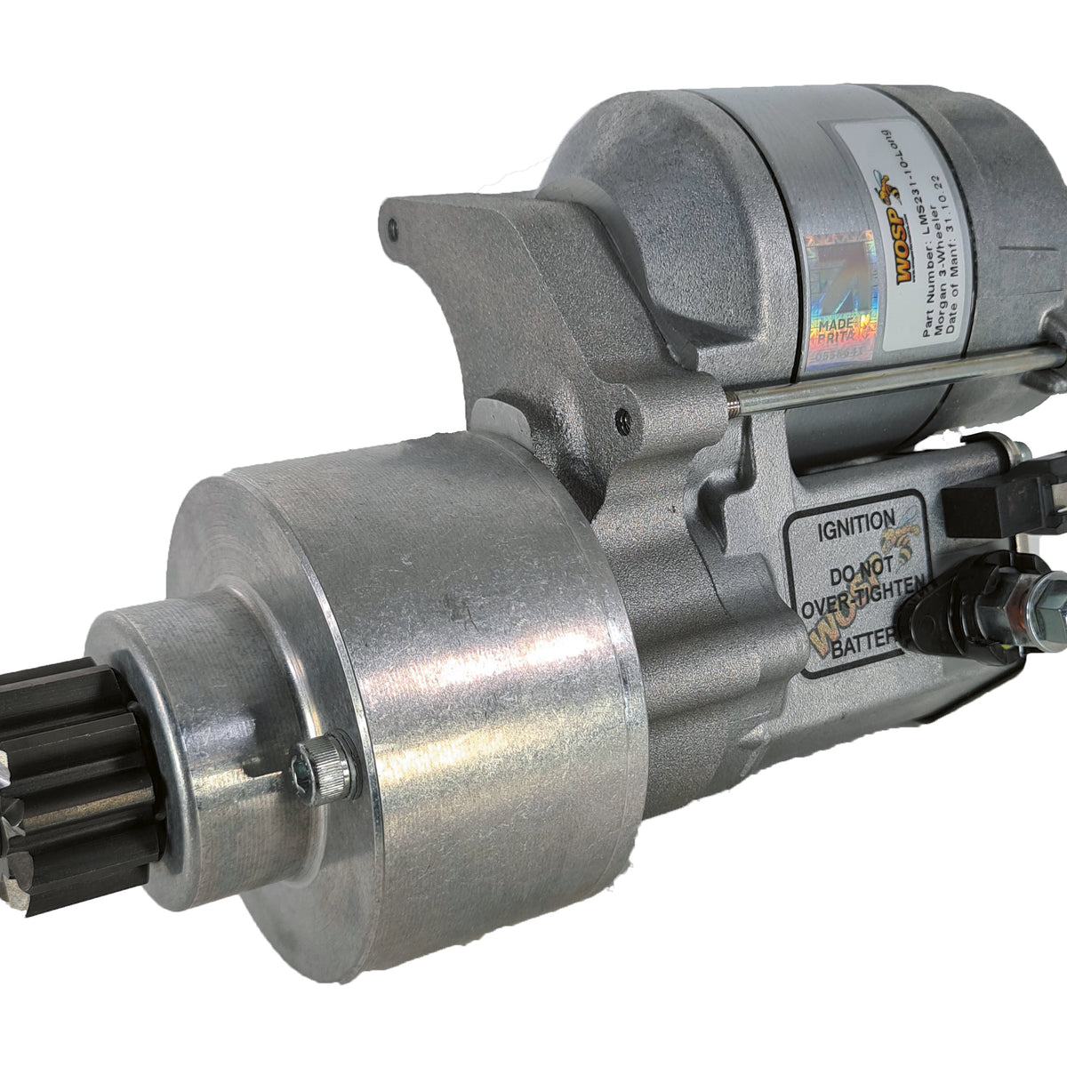 Wosp Morgan 3 Wheeler high torque starter motor (10 tooth / long type ...