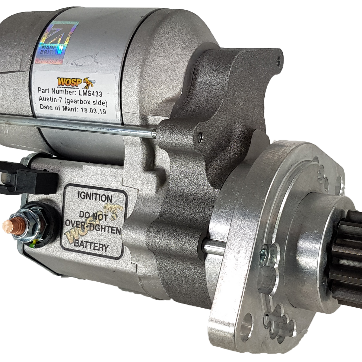 Wosp Austin 7 (Transmission Side) high torque starter motor (LMS433 ...