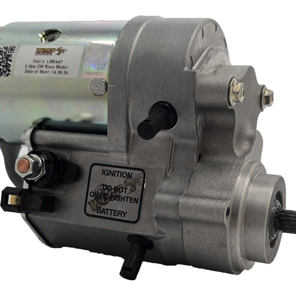 Wosp 2.3kW clockwise base model 12V high torque starter motor (LMS447 ...