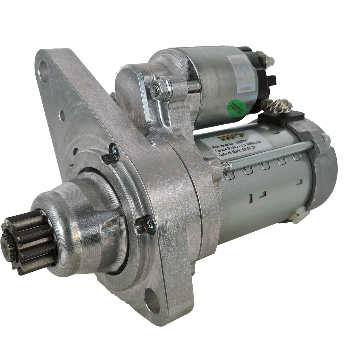 Wosp 2.5 Millington Skoda S2000 high performance starter motor (LMS942 ...