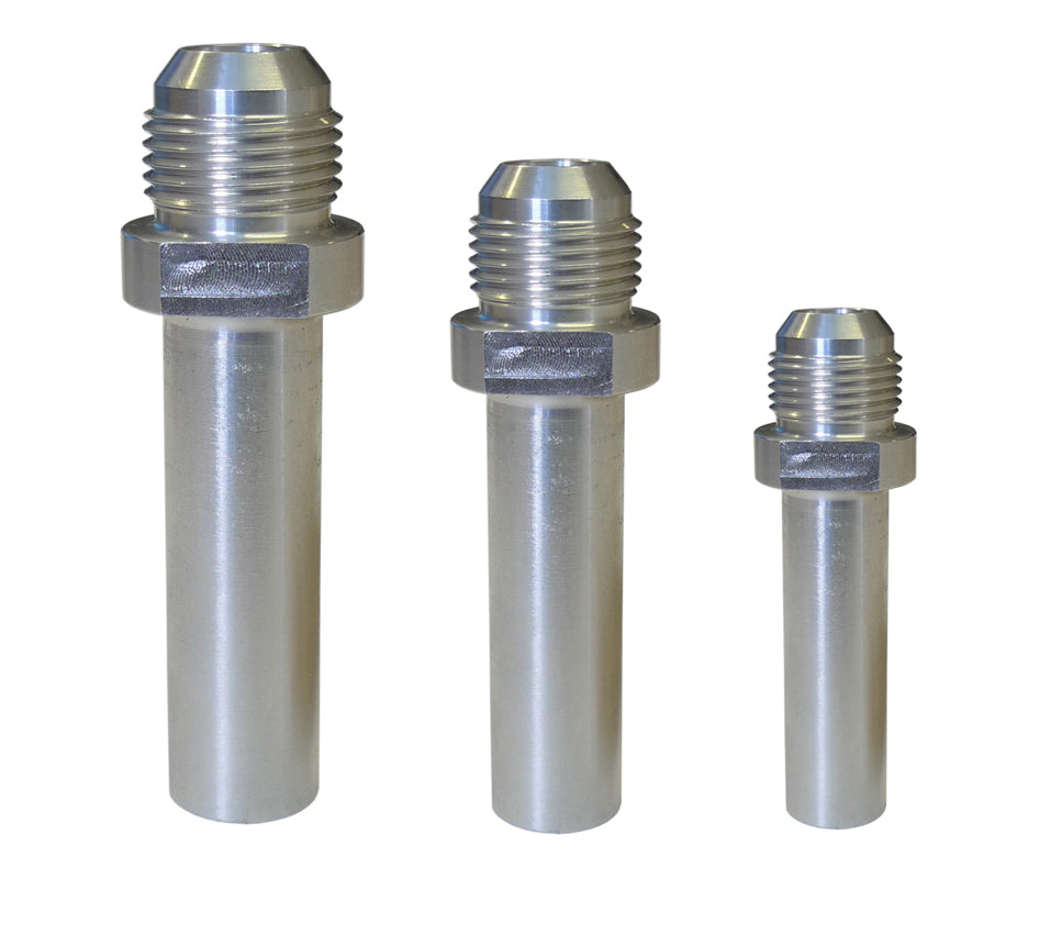 OBP Aluminium JIC/AN 6 9/16" x 18 UNF Extended Male weld fitting ...