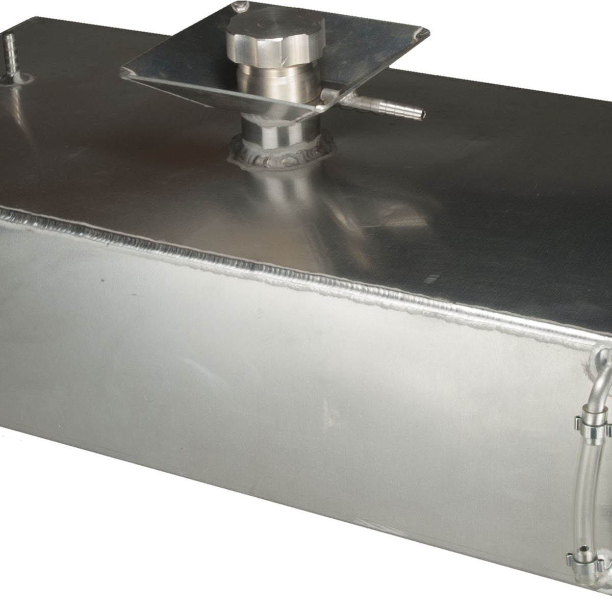 OBP 8 Gallon Square Aluminium Foam Filled Fuel Tank with 50mm Splash B ...