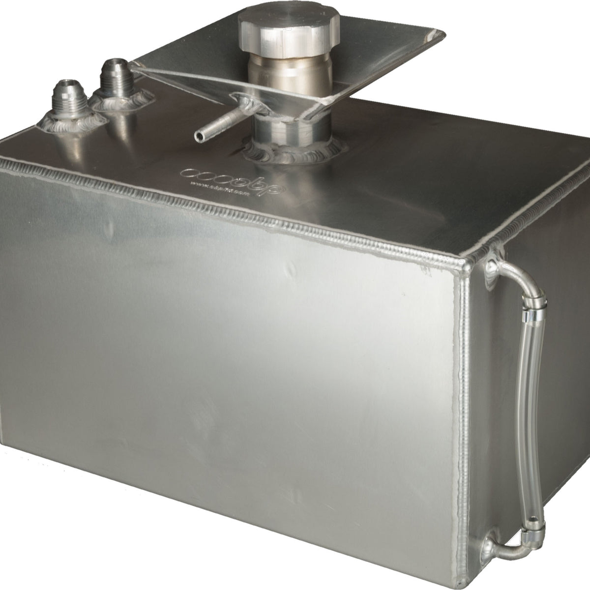 OBP 3 Gallon Square Aluminium Foam Filled Fuel Tank with JIC Fittings ...